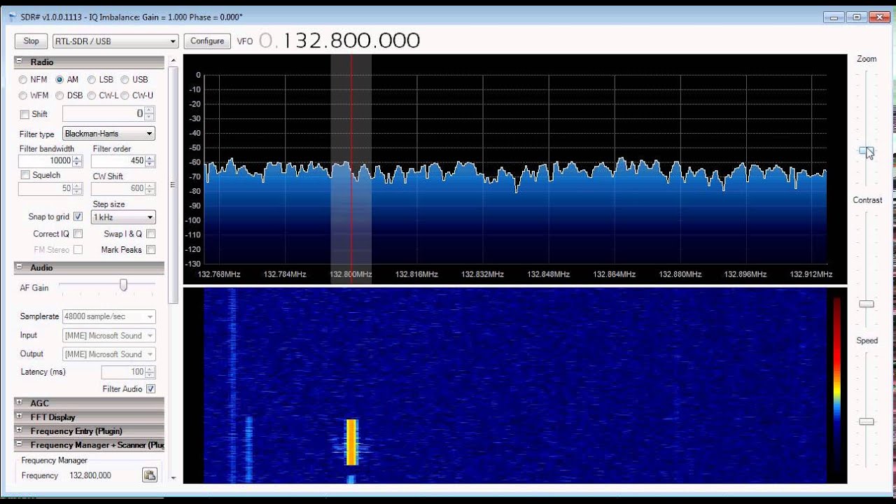 RTL-SDR E4000 Tuner SDR# Tuning the AM Aircraft Band - YouTube