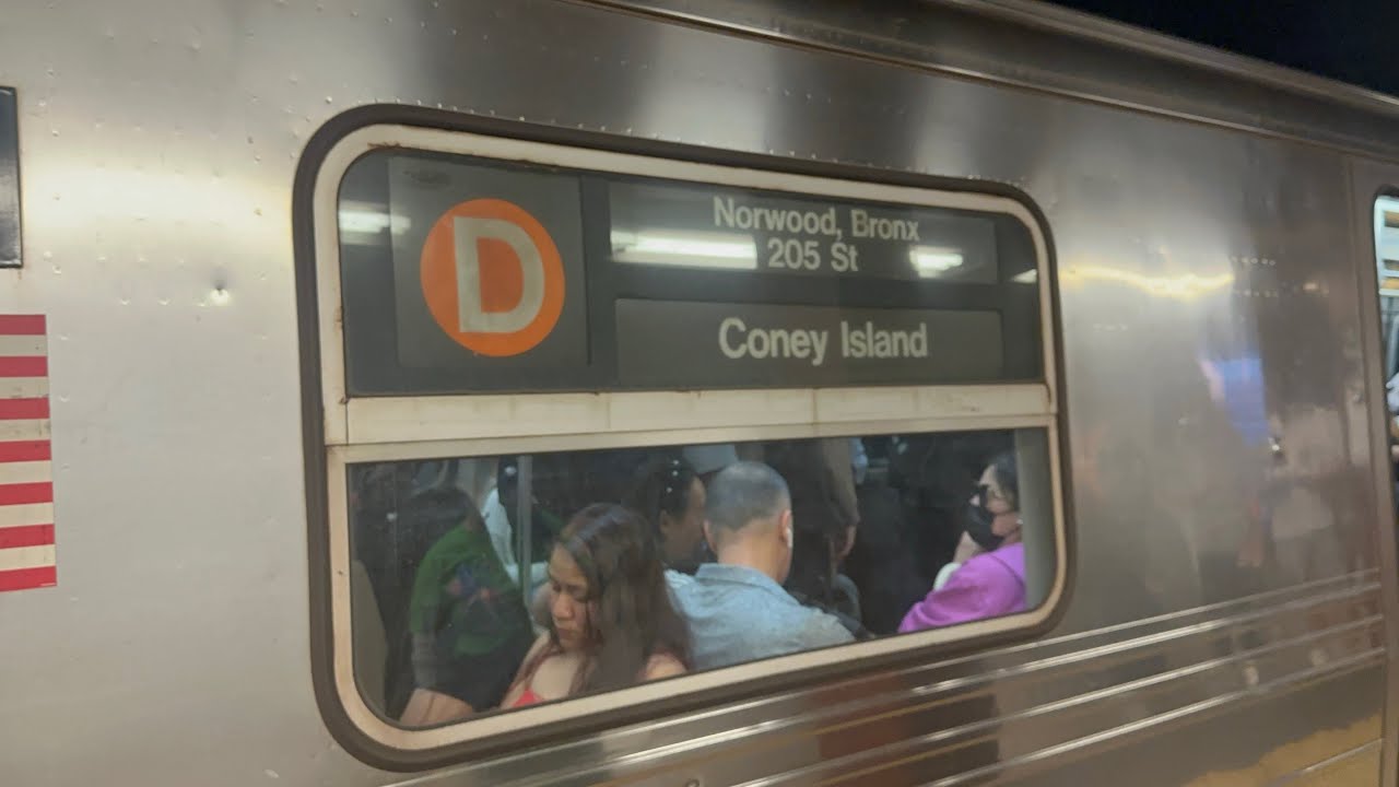 IND 6th Avenue Line: R68 ride on the (D) Train - YouTube