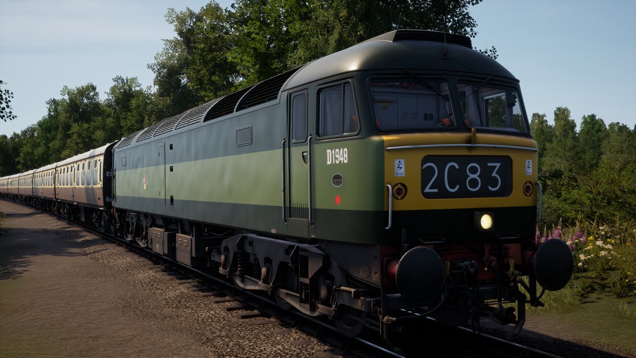 Relaxed run on the West Somerset Railway with the BR Class 47 | Train ...
