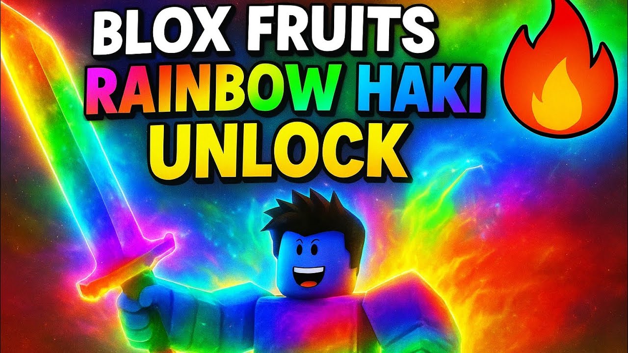 "Blox Fruits | RAINBOW HAKI UNLOCK 🔥 Full Power Showcase & Epic Combos ...