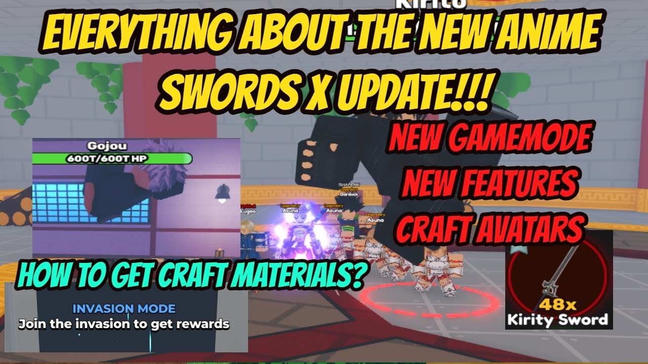 Everything about the new Insane Update of Anime Swords X !!! - New ...