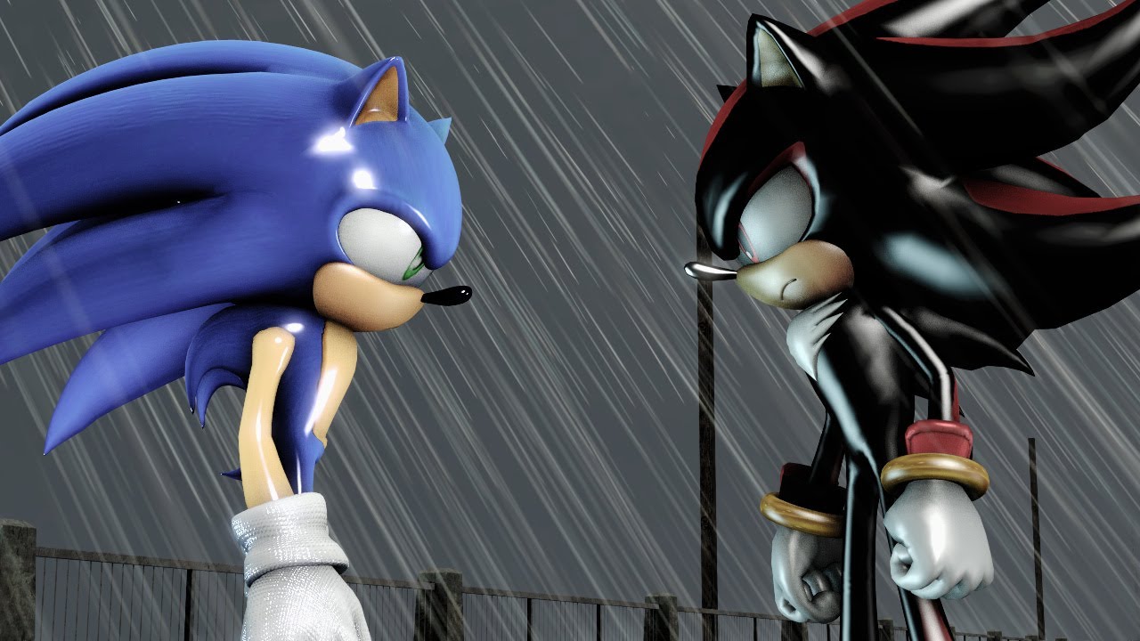 Sonic Multiverse - Sonic VS Shadow EPIC ANIMATED Fight - YouTube
