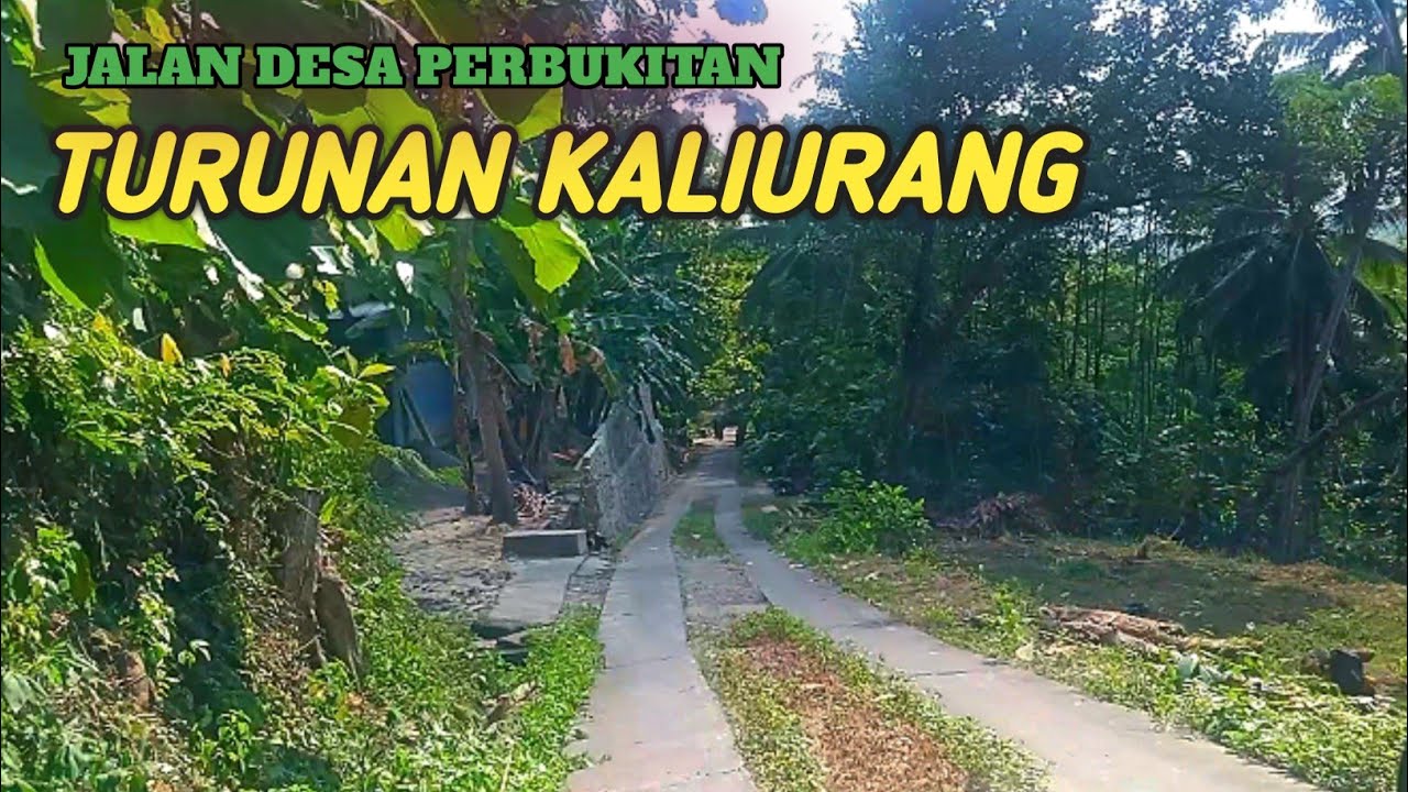 Jalan jalan pedesaan perbukitan | Sedayu Bantul Yogyakarta - YouTube