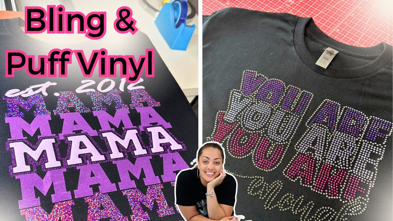BlingFest This Weekend!! Let's Bling and use 3D Puff Vinyl - YouTube