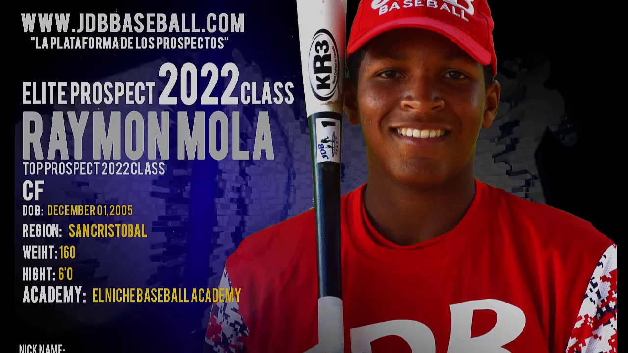 Raymond Mola CF 2022 Class From (El Niche Baseball Academy) Date video ...