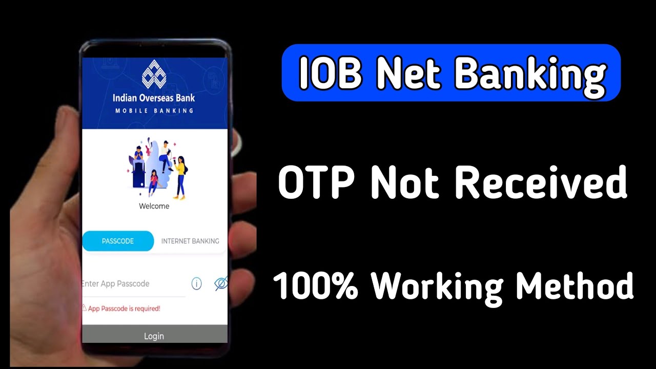 iob net banking otp not received | iob net banking otp nahi aa raha hai ...