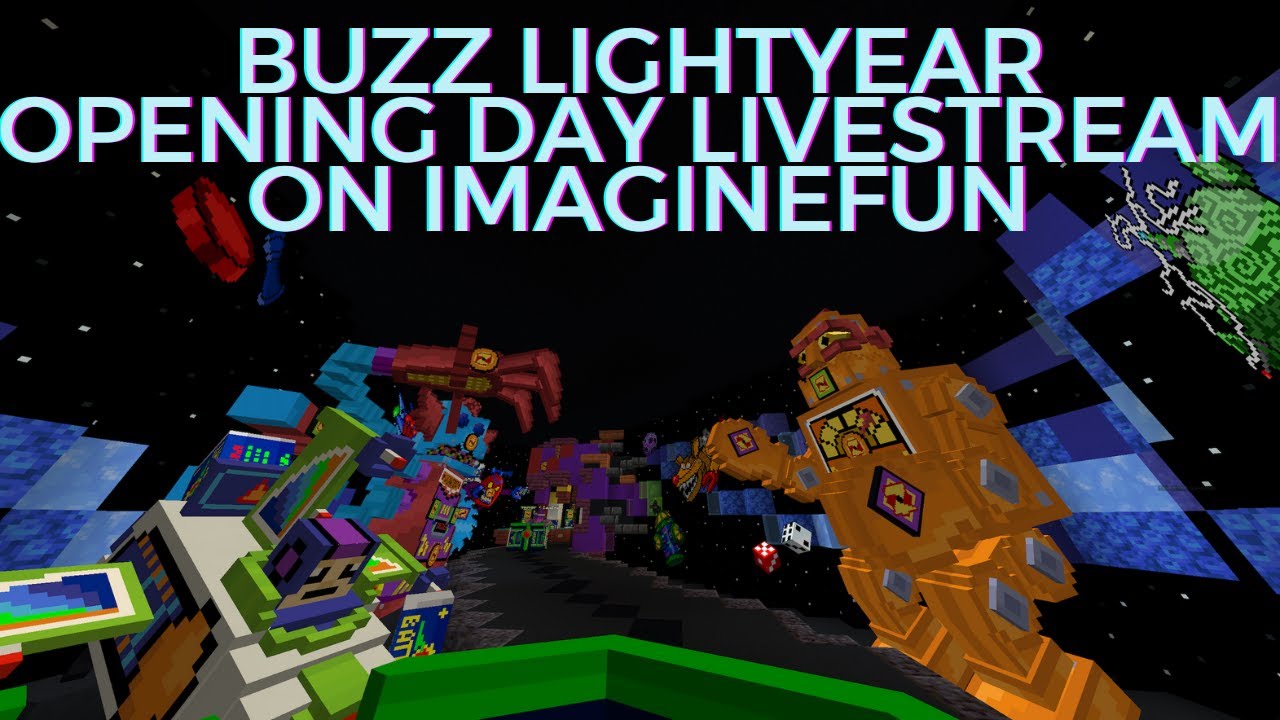 Livestream on ImagineFun Minecraft (Buzz GRAND OPENING!) - YouTube