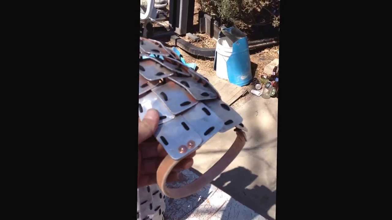 SCA lamellar armor. 1st try. Second video - YouTube