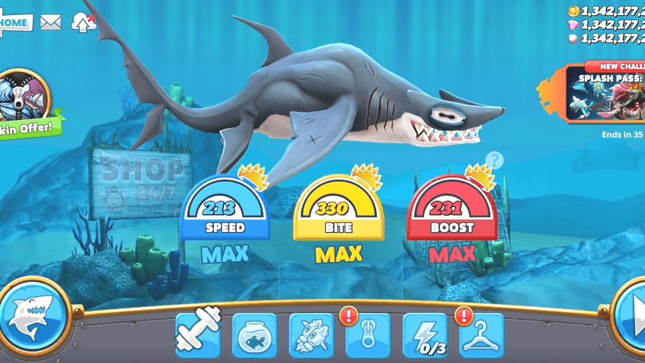 OMG! Hungry Shark Devours Entire School of Fish in One Bite! - Hungry ...