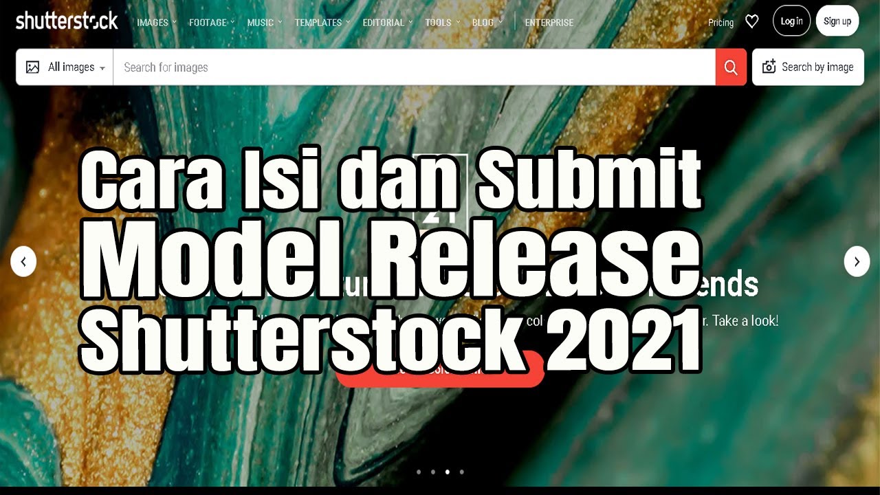 Cara mengisi model release di shutterstock yang benar 2021 - YouTube
