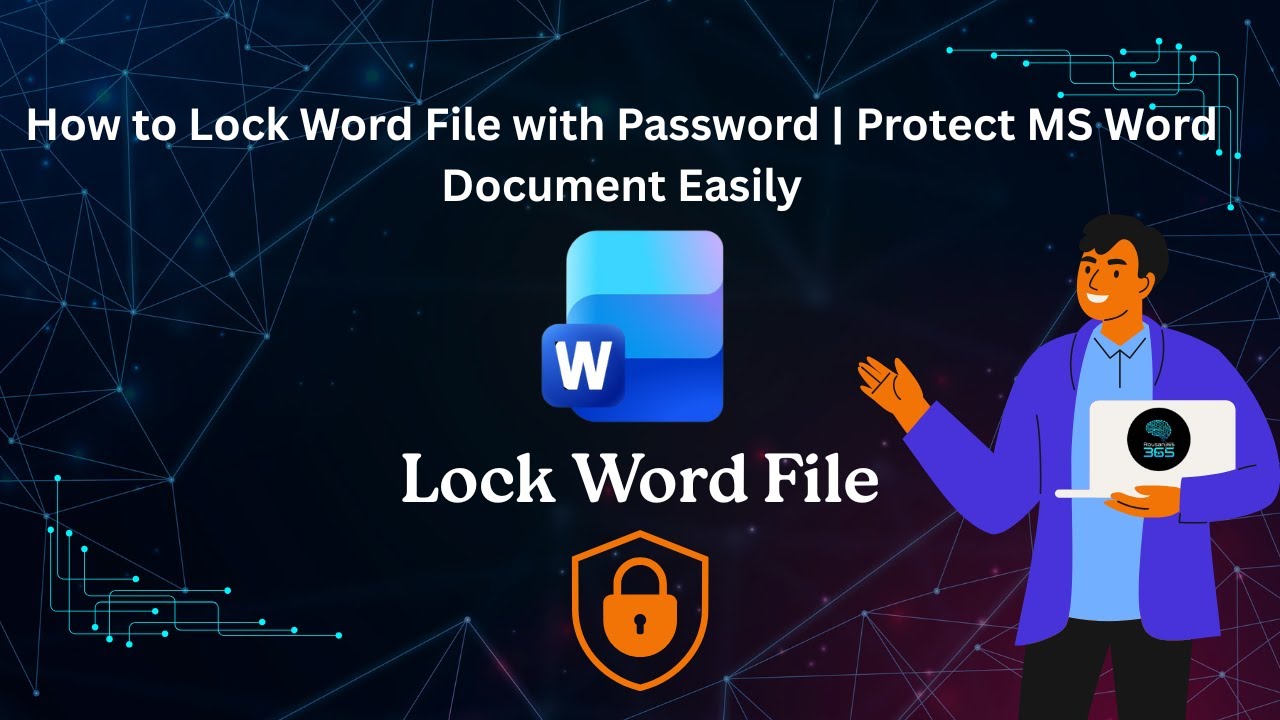 How to Lock Word File with Password | Protect MS Word Document Easily ...