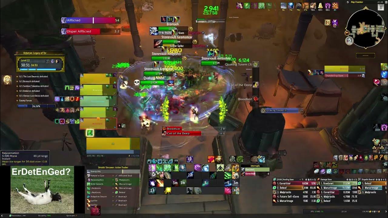 ULD 22+ // Resto Druid // Tyrannical - YouTube