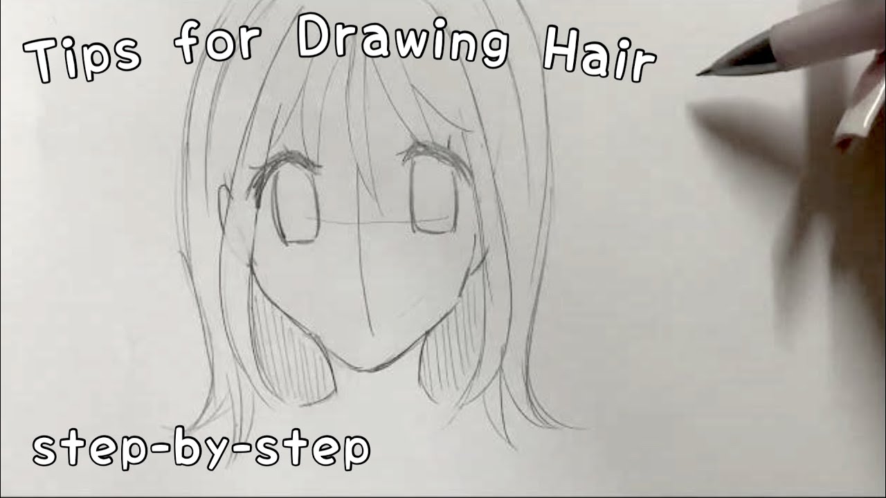 How I Draw Anime Girl Hair | Drawing Girl Hair Tutorial + Tips for ...