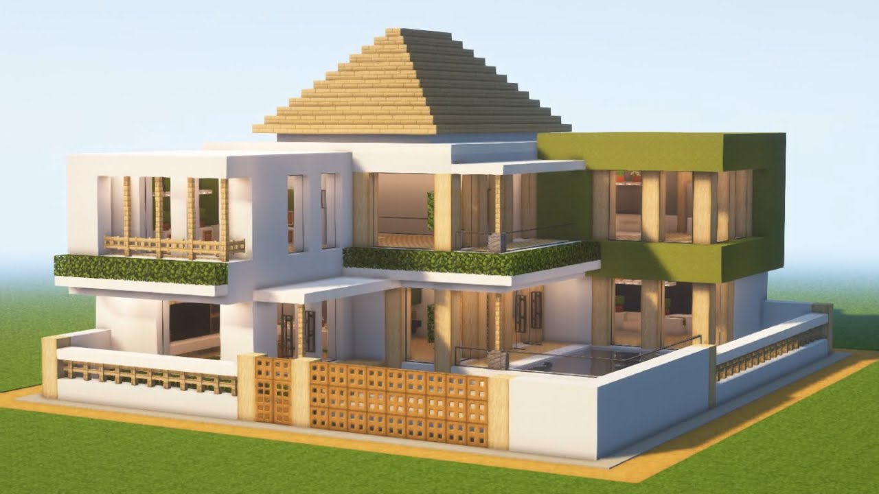 Minecraft: How to Create a Modern Luxury Home Interior that's Cozy to ...