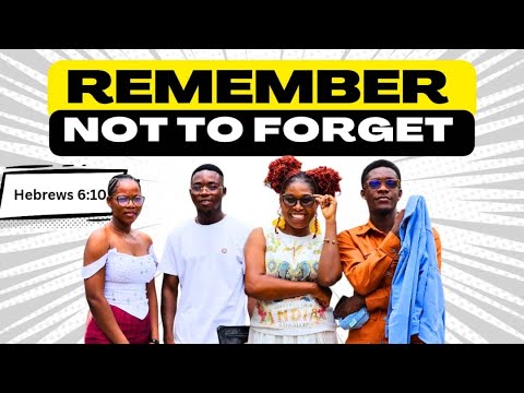 REMEMBER NOT TO FORGET - YouTube
