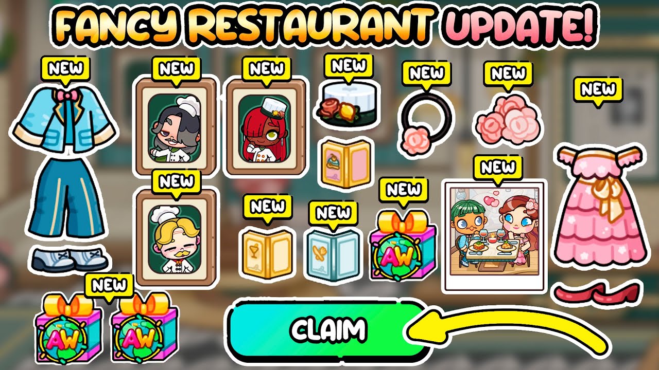 UPDATE! ALL NEW SECRETS FANCY RESTAURANT in AVATAR WORLD | PAZU - YouTube
