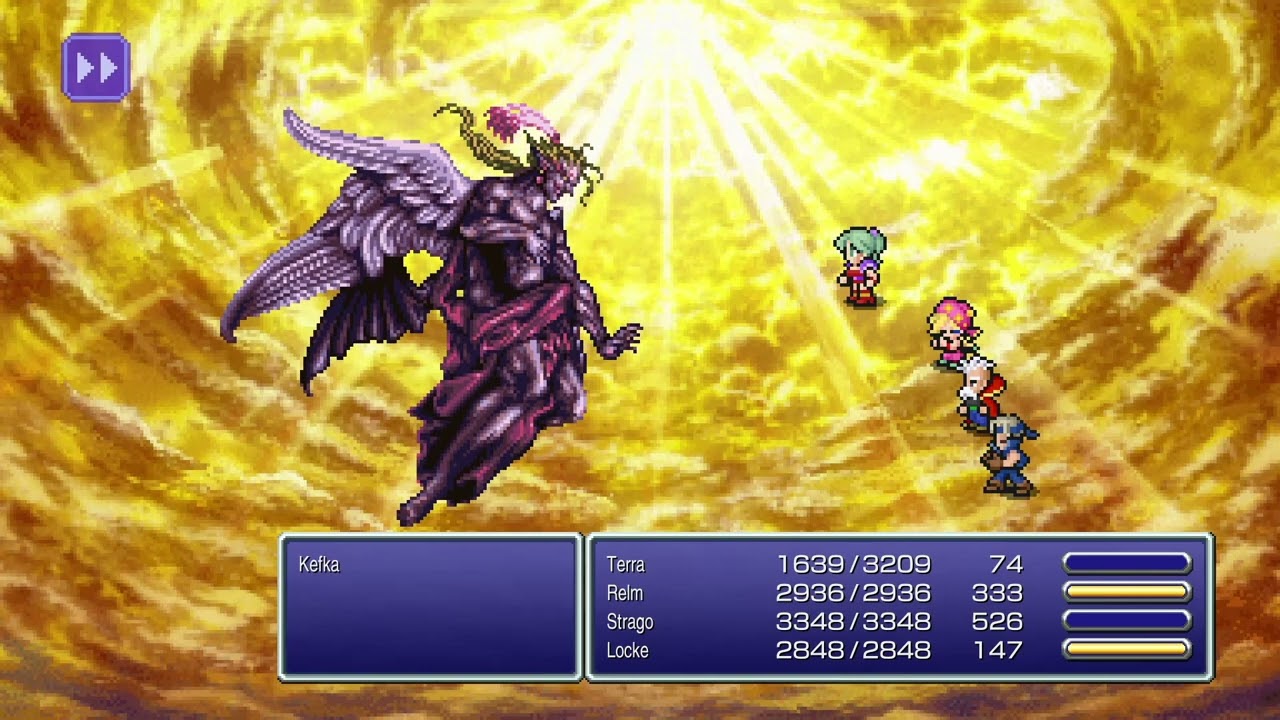 Final Battle - Statue of Gods and Kefka - FFVI Pixel Remastered - YouTube
