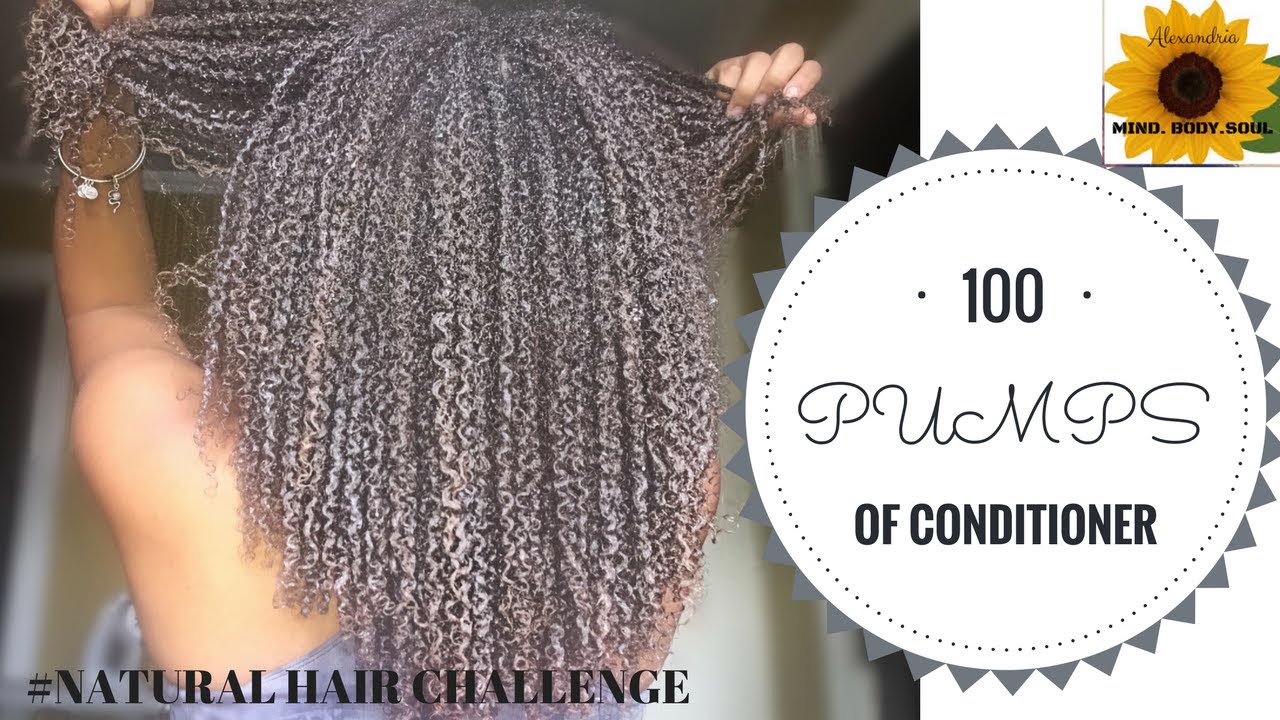 100 PUMPS OF CONDITIONER CHALLENGE?! : Importance of moisturizing high ...