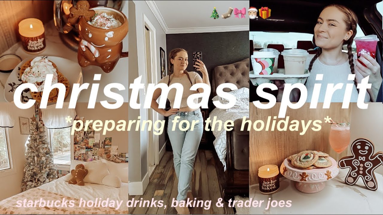 GETTING IN THE CHRISTMAS SPIRIT 2024 🎄🧸 preparing for christmas, baking ...