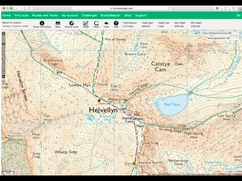 How to plot routes on ViewRanger - YouTube