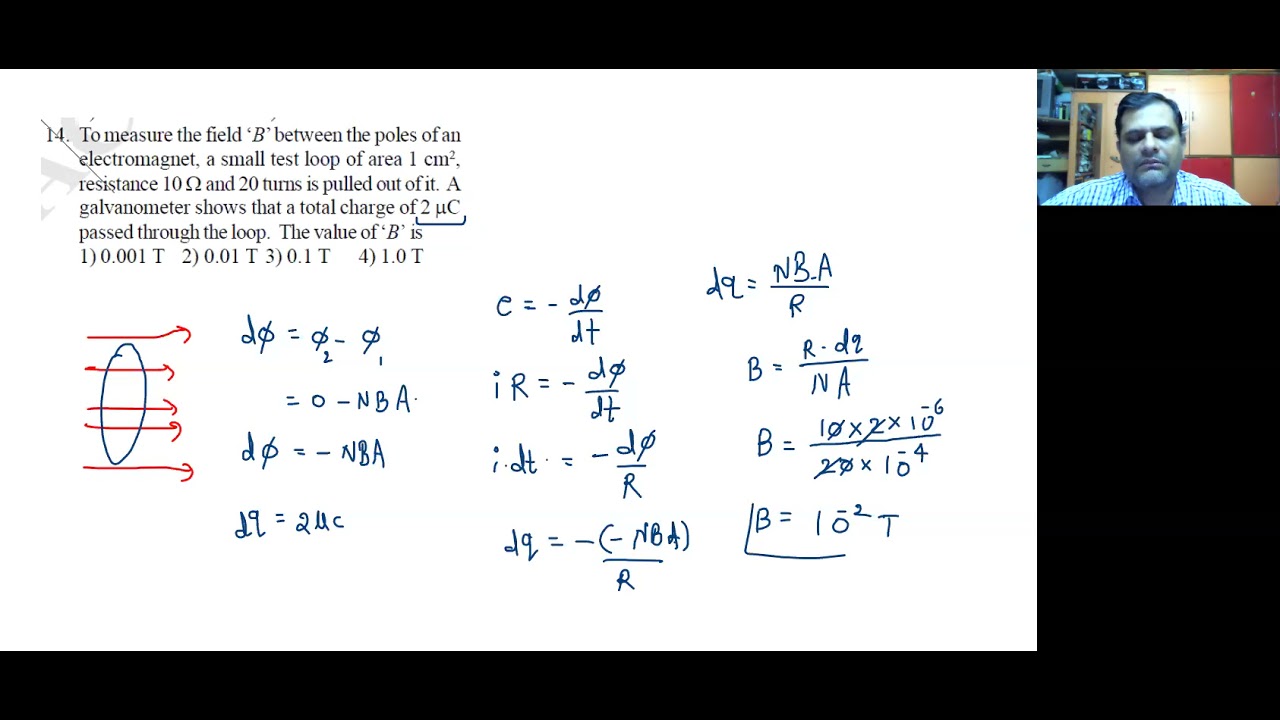 Electromagnetic Induction JEE NEET lecture 8 - YouTube