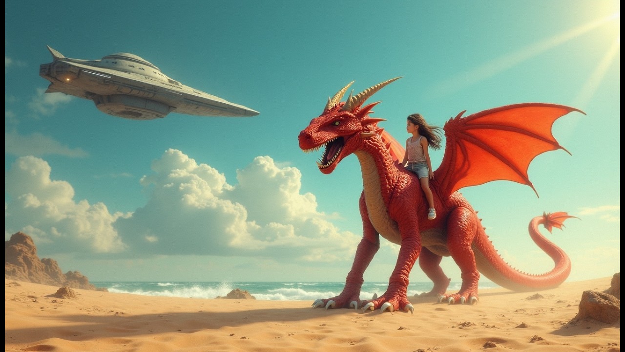 A Deadly Alien Dragon Returns to the Galaxy With a Human Girl—What ...