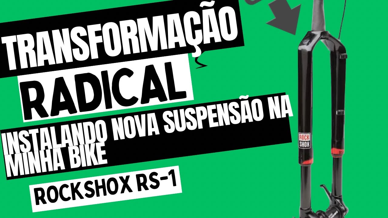 Transformação Radical: Instalando a Nova Suspensão Rockshox RS1 na ...