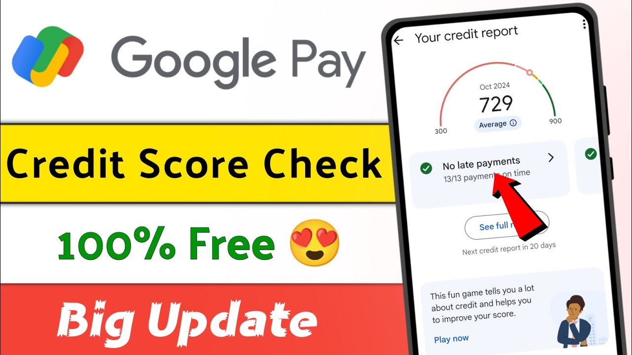 GPay se cibil score kaise check kare / google pay app me apna cibil ...