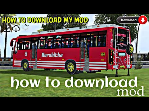 how to download mod | how to download my mod | simple trick | bussid ...