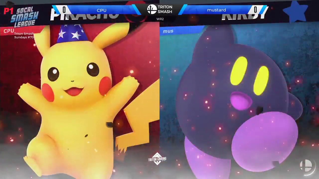 TSS 70 - ComputerPigeonUnit (Pikachu) vs mustard (Kirby, Meta Knight ...