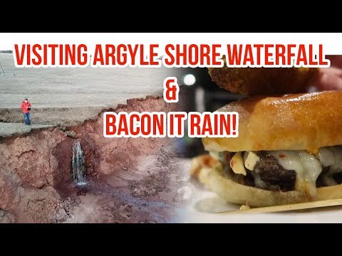 SOUTH SHORE PEI WATERFALL MEETS BACON IT RAIN - YouTube