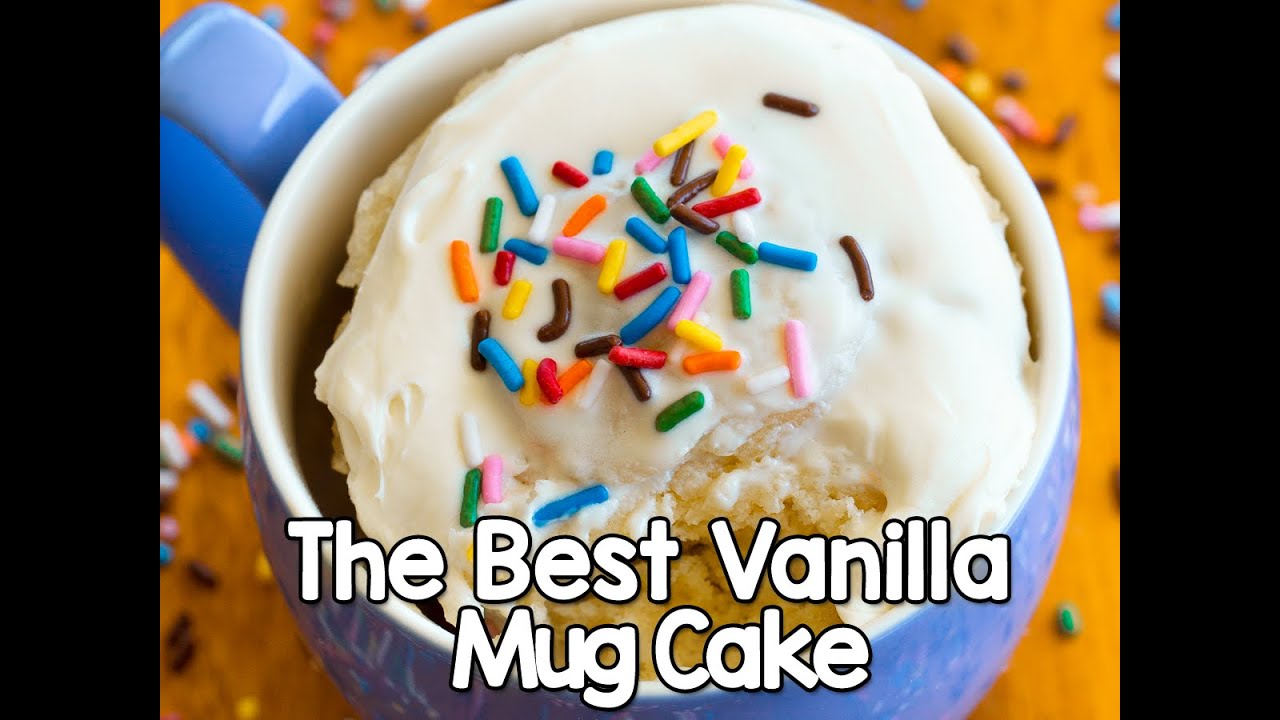 Delicious Vanilla Mug Cake