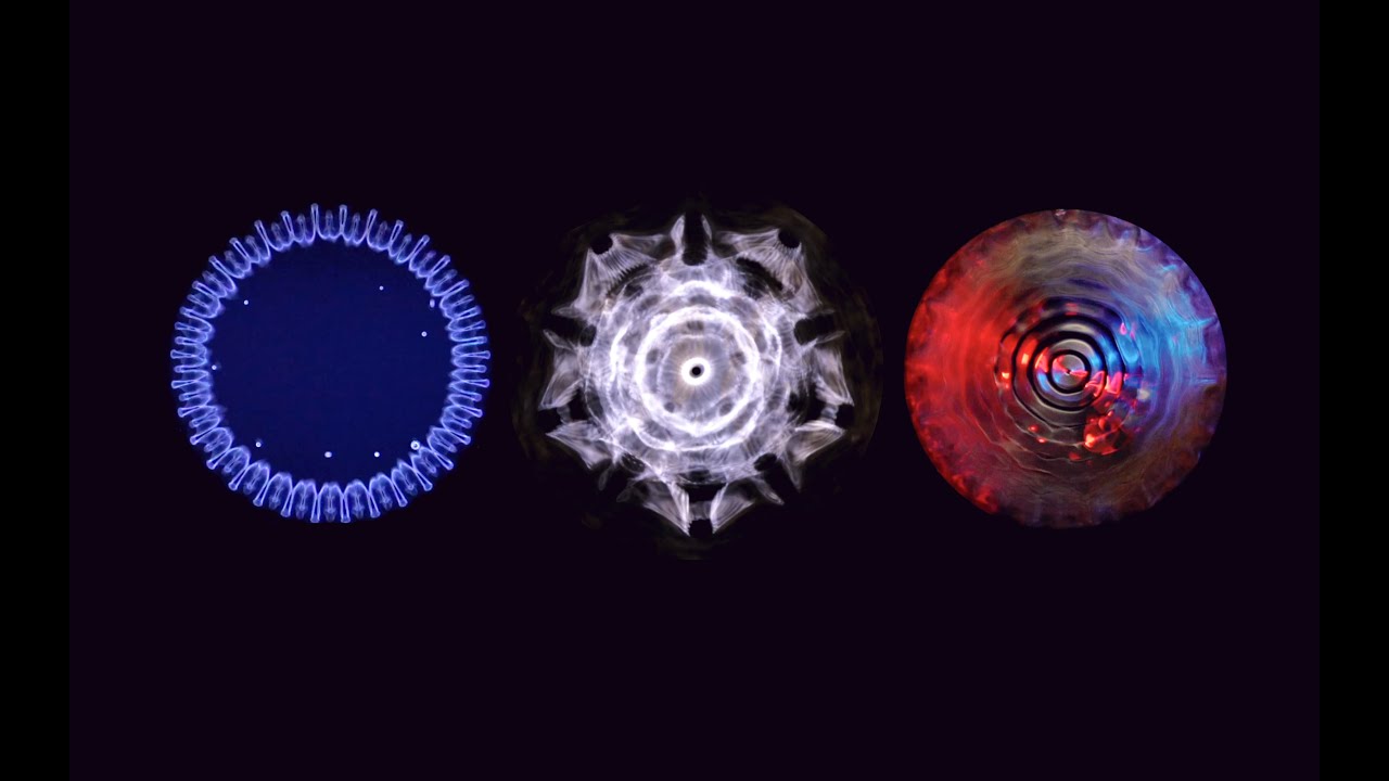 CYMATICS // Meditative Compilation of 10 experiments // ChillStep - YouTube
