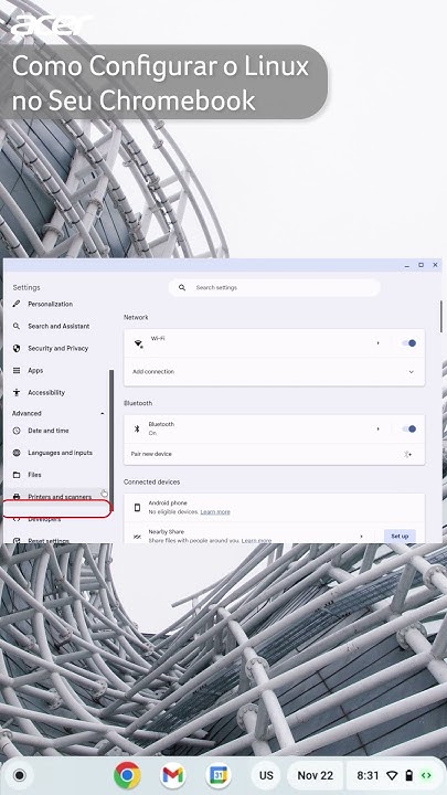 Como Configurar o Linux no Seu Chromebook - YouTube