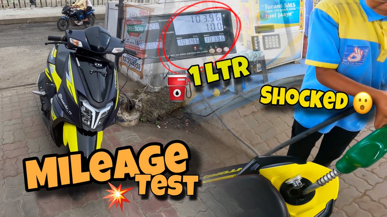 TVS N TORQ XT 125 Edition Mileage Test⛽️ / 1 Litter Mileage Test / XT ...