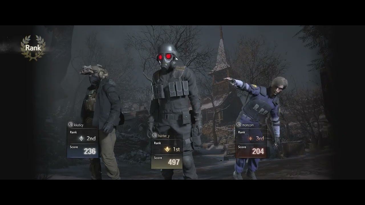 Resident Evil ReVerse - Hunk Cloaking Play In Village - YouTube