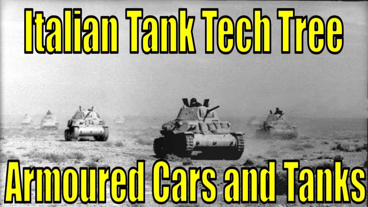 War Thunder Proposed Italian Tank Tech Tree - Armoured Cars and Tanks ...