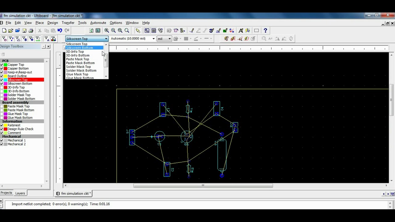 PCB Design for Frequency Modulation with Multisim - YouTube
