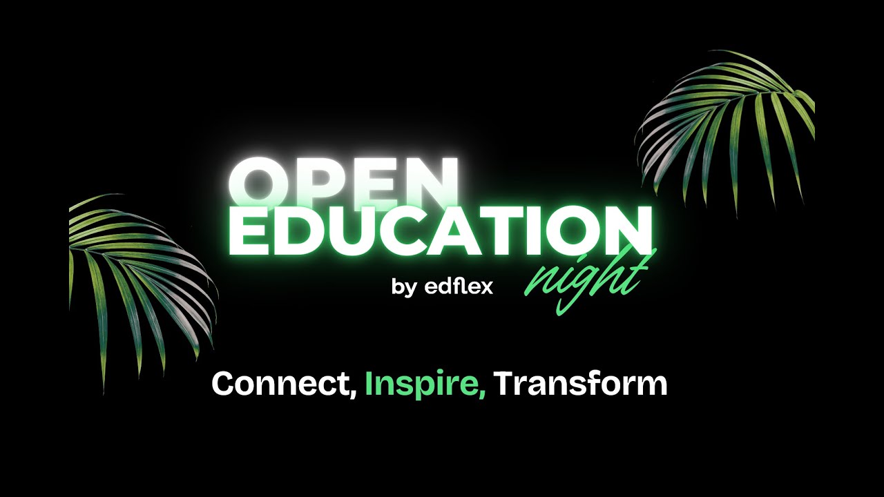 Revivez l'Open Education Night 2024 - YouTube