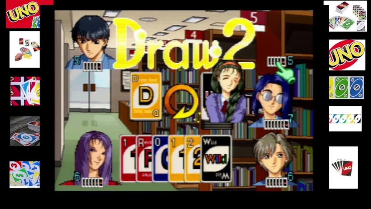 Uno DX 5 Player 1 Round Game - YouTube