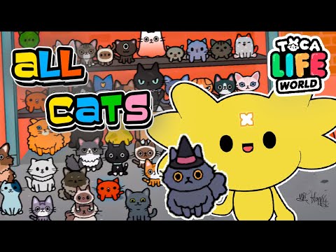 😍CATS and CATS ITEMS COLLECTION🙀in Toca Life Wrld | Toca Boca Secrets ...