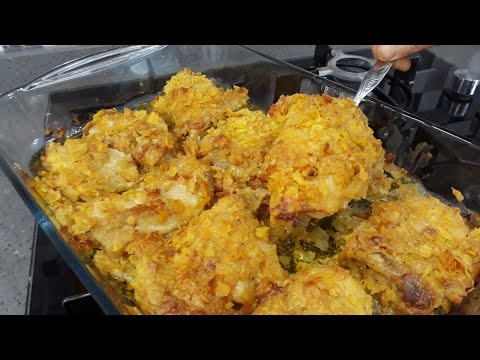PATATES CİPSLİ, FIRINDA TAVUK (ÇOCUKLAR BU TAVUĞA BAYILACAK!..) #yazgimutfak #yemektarifleri