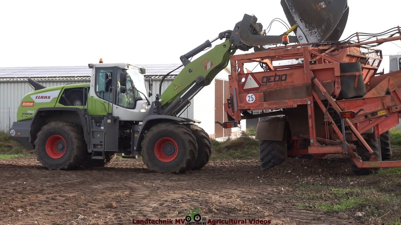 Gebo - Claas - LKW / Rübenverladung - Loading Beets 2022 - YouTube