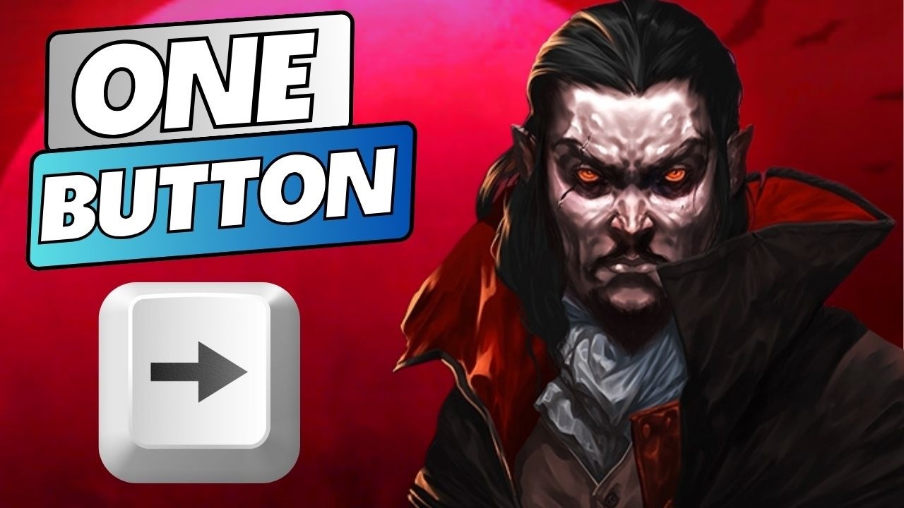 Can you beat Vampire Survivors using only one button? - YouTube