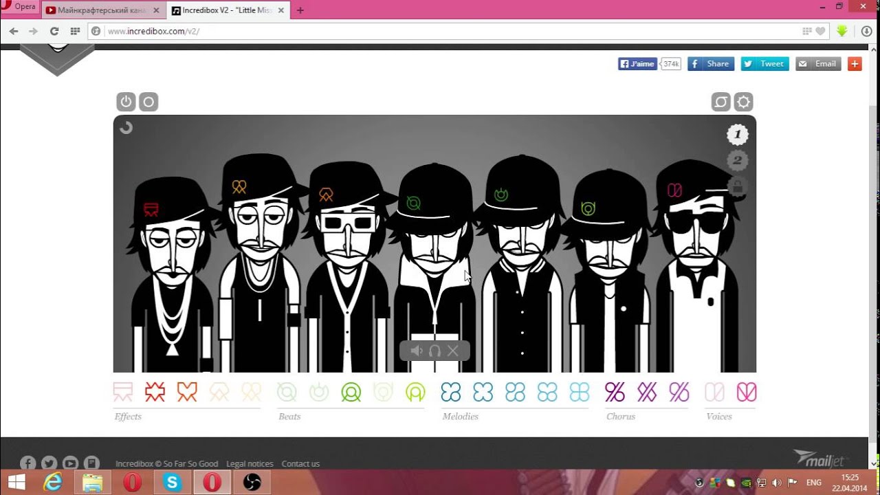 Incredibox V2 "Little Miss" Моя 2 Музика ) - YouTube