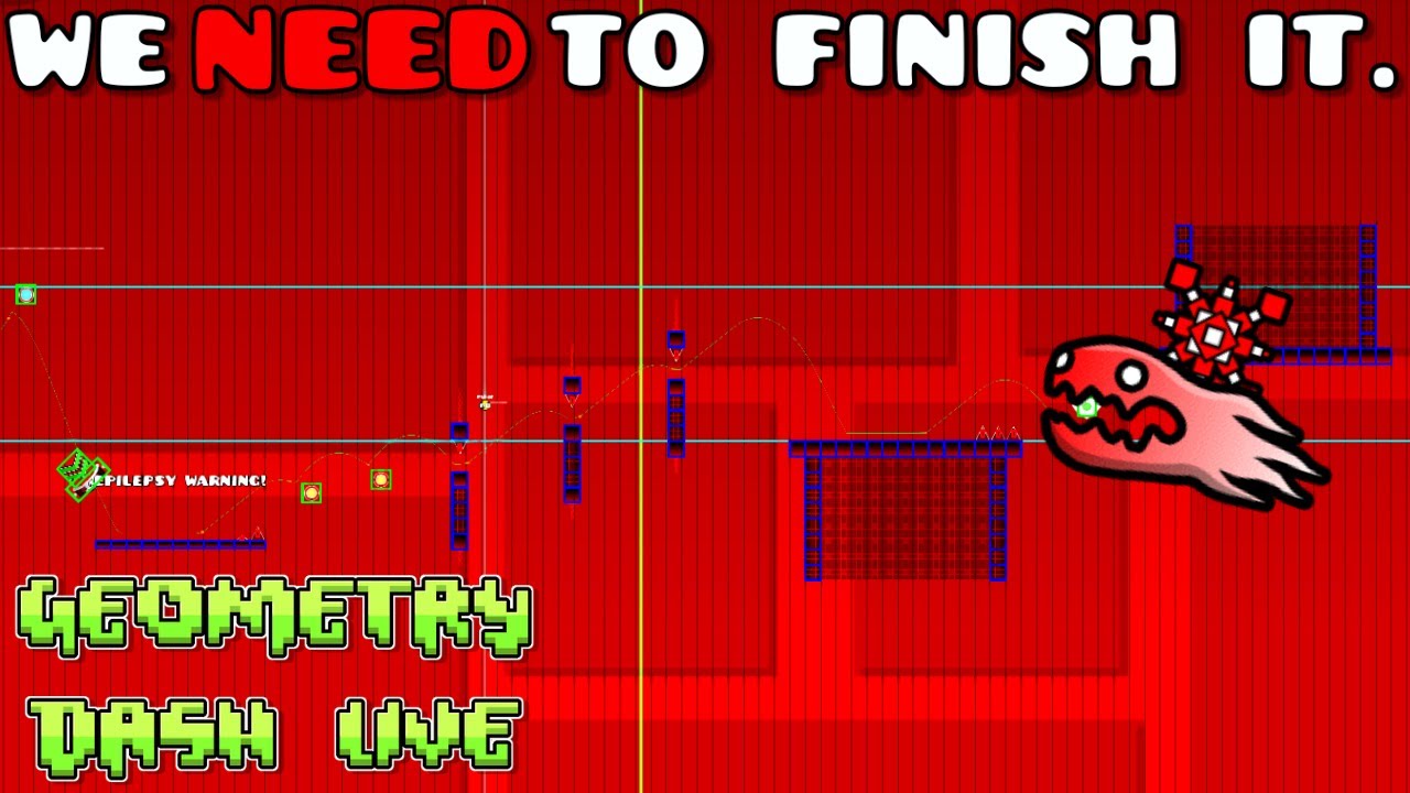 we NEED to finish this layout in geometry dash... - YouTube