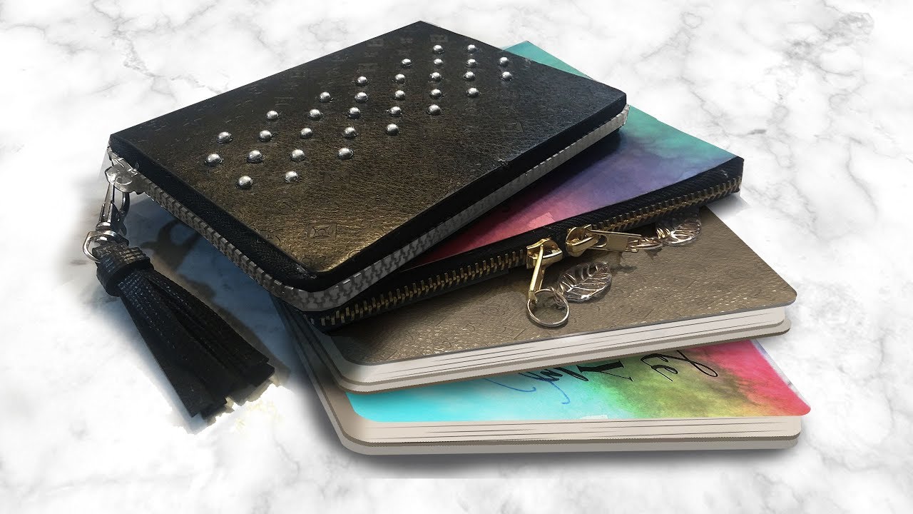 DIY Easy Notebook wallet - YouTube