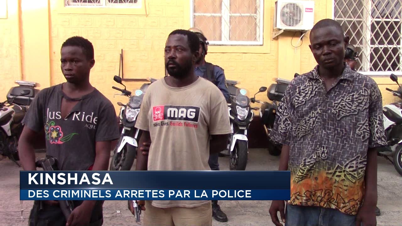 RDC-KINSHASA DES CRIMINELS ARRÊTÉS PAR LA POLICE CE 05 NOVEMBRE 2016 ...
