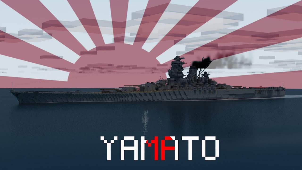 Minecraft battleship Yamato(Animasi) - YouTube