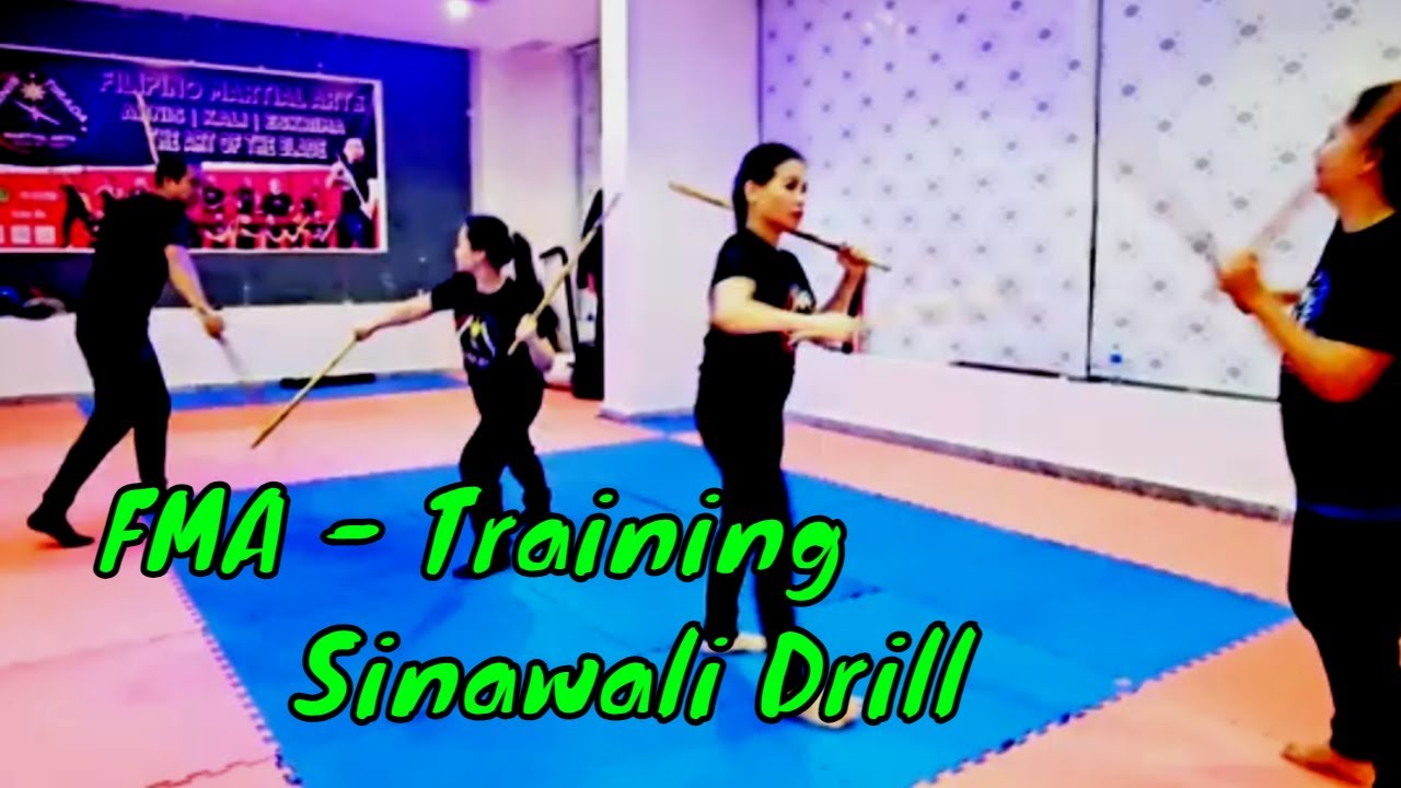 filipino martial arts - arnis | kali sinawali drill highlight training - YouTube